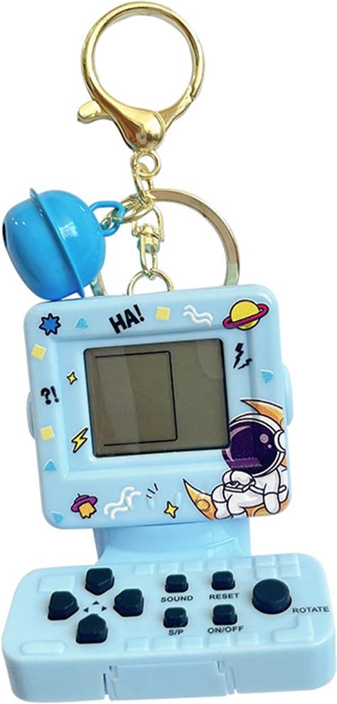 Retro Classic Game Console Pendant Keychain Playable Electronic Miniature Handheld