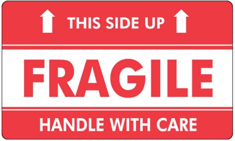 Fragile This Side Up Stickers