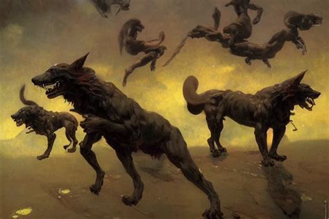 Hyperdetailed Matte Art Of Cerberus By Ilya Repin Stable Diffusion Openart