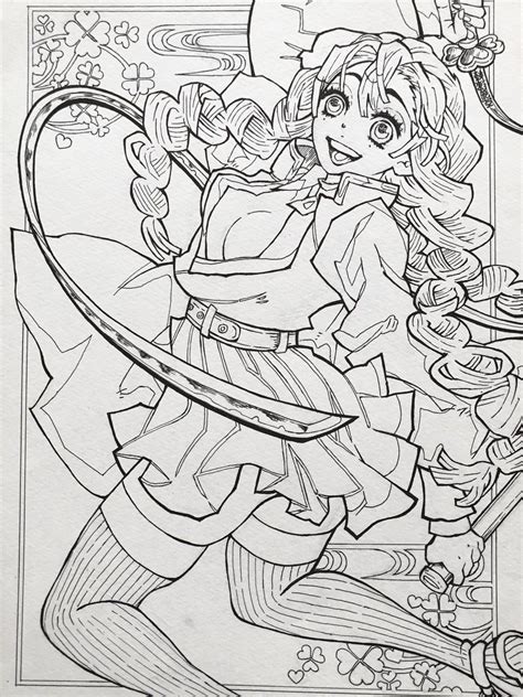 鬼滅の刃 塗り絵 公式 柱の検索結果 Artofit