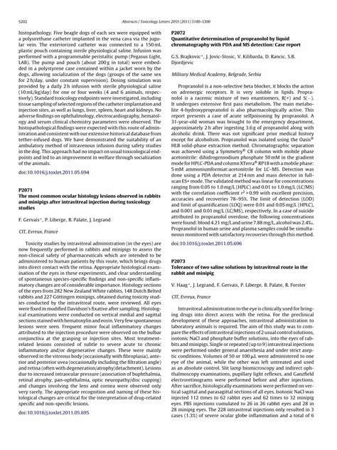 Pdf Tolerance Of Two Saline Solutions By Intravitreal Route In The