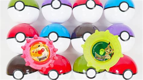 포켓몬 랜덤 팽이 포켓몬 볼 안에 숨어있는 팽이를 확인하고 돌려보자 젤리바바 토이 Youtube