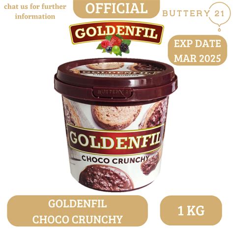 Jual GOLDENFIL CHOCO CRUNCHY SPREAD 1 KG SELAI CHOCO CRUNCHY 1 KG