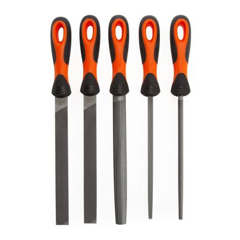 Shop Bahco 14780812 5 Piece Assorted Engineers File Set 8 In200mm