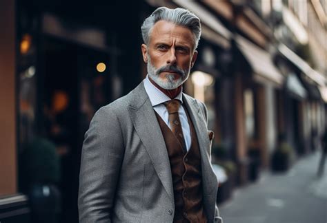 Middle Aged Man In Suit