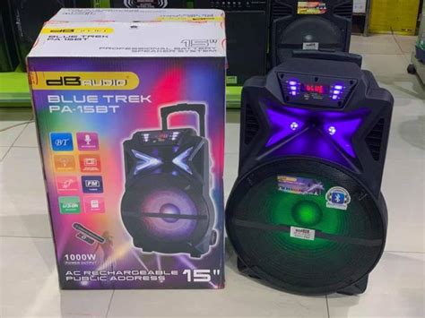 Db Audio Bluetrek Pa 15 Bt Portable Bluetooth Speaker Lazada Ph