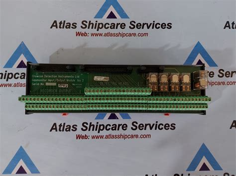 Crowcon Gasmonitor Inputoutput Module Iss 2 Atlas Shipcare Services