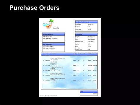Introduction To Oracle Erp Ppt Databases Computer Software And Applications