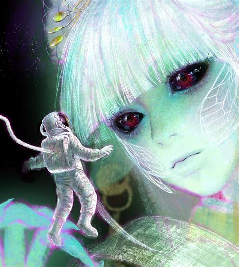 「외계인그림을 첫번째부터 눌러서 넘겨봐주세요 꼭이요 」🎀코냥🐱のイラスト