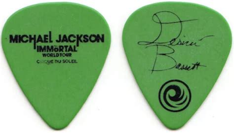 Michael Jackson Immortal Guitar Pick From Desireé Bassett Lead