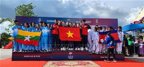 Sea Games 32 금메달 136개 획득 베트남 순위표 Xnumx위 Vietnamvn