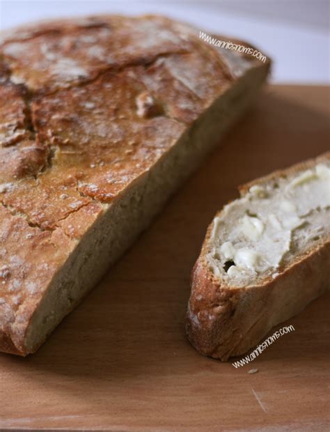 No Knead Crusty Artisan Bread