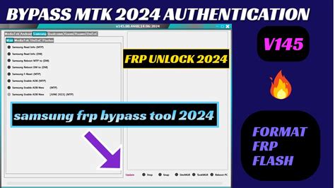 MTK Auth Bypass Tool V145 00 4448 SAMSUNG FRP BYPASS 2024 MI Unlock