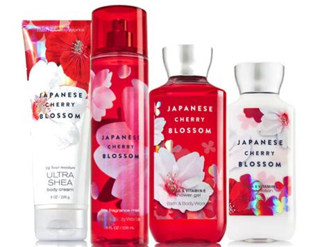 Bath And Body Works Japanese Cherry Blossom Deluxe T Set