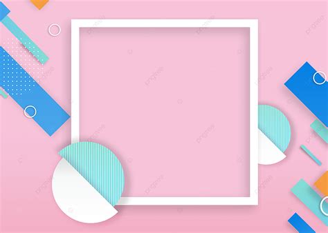 Round Rectangle Abstract Background Fillet Rectangle Pink Geometric