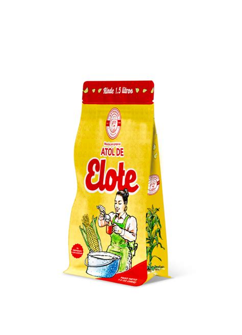 Atol De Elote 200 G Bolsa Flat Bottom Pouch Artesano