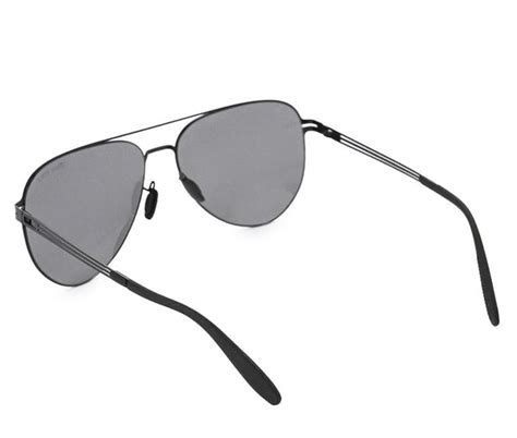 Polarized Stainless Frame Trendy Aviator Sunglasses Black Black