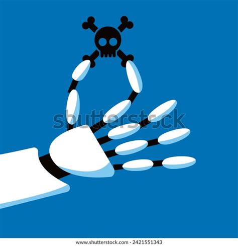 Ai Hacker Robot Cybercriminal Virus Sign Stock Vector Royalty Free 2421551343 Shutterstock
