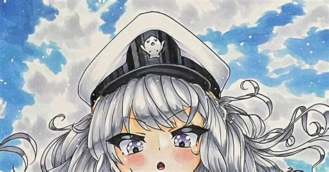 コピック 【同人手描きイラスト】リトル・エンタープライズ【後で頭撫でるわ】 つるぎや夏空キリンのイラスト Pixiv