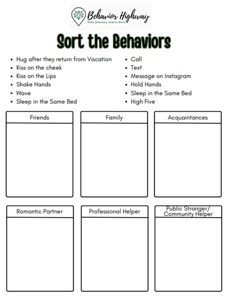 Relationships Workbook Sex Education Adaptive Curriculum Behavior
