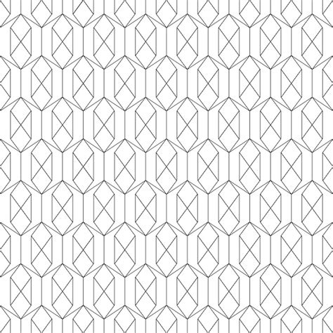 Premium Vector Hexagon Geometric Seamless Pattern Texture
