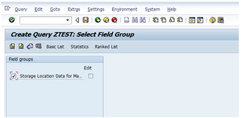 Using ABAP Coding In SAP Standard Query