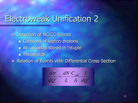 Ppt Electroweak Unification Powerpoint Presentation Free Download