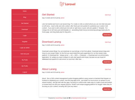 Pembuatan Website Applikasi Laravel Axcora Technology
