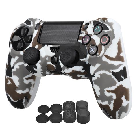 Tsv Ps4 Controller Dual Shock Skin Grip Anti Slip Silicone Cover