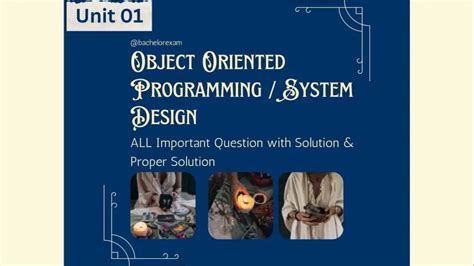 Aktu Btech Object Oriented Programmingsystem Design Important Unit 1