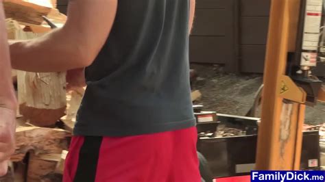 Sexy Grampa Shows The Babe How To Properly Swing An Axe BabeFriendTV Com