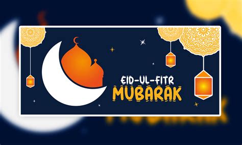 Eid Greeting Post Eps Vector Design Graphic By Injamuliman22