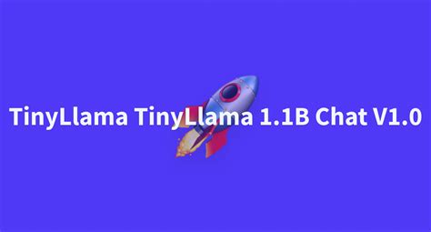 Sh20raj TinyLlama TinyLlama 1 1B Chat V1 0 At Main