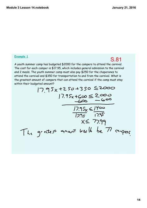 Module 3 Lesson 14 Pdf