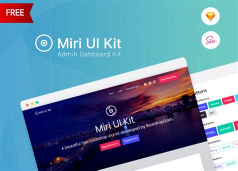 Miri Ui Free Bootstrap 4 Ui Kit Bootstrapdash