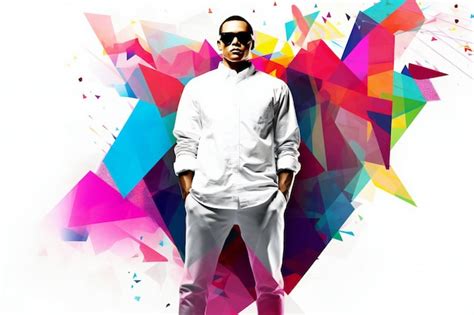 Premium Ai Image Fashionable Young Man In White Shirt And Sunglasses