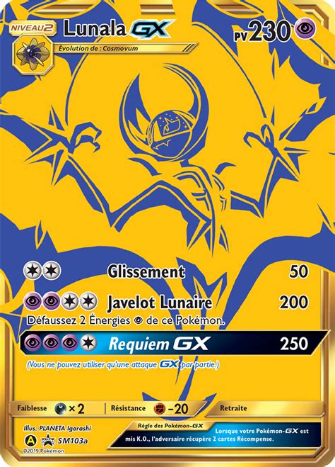 Lunala GX Promo SM 103a Poképédia