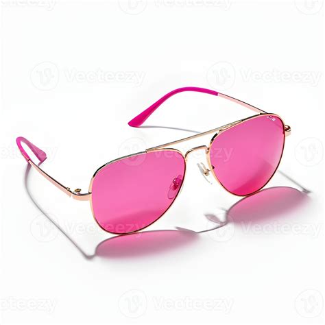 Pink Aviator Sunglasses Isolated On White Background 42717352 Stock