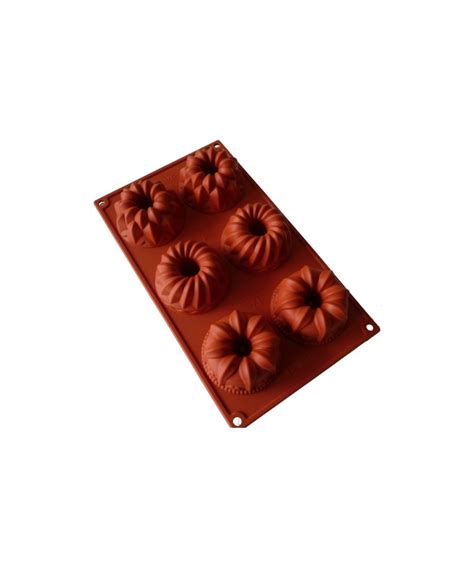 Moule plaque silicone FANTAISIES 6 empreintes Guéry Espace PRO