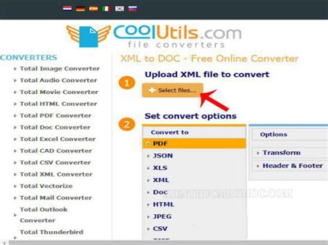 Chuyển file xml sang pdf Cách chuyển đổi thành công