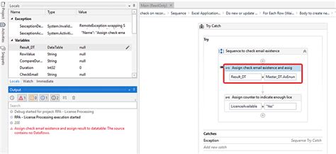 Urgent Help Assign The Source Contains No Datarows Activities