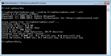 Instalar Sphinx Search Engine En Windows Victor Robles Victor Robles