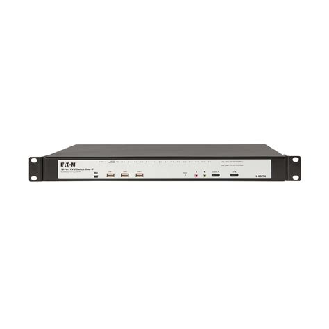 16 Port Cat5e Kvm Switch Ip 2 Remote 1 Local Hdmi 1u Taa Eaton