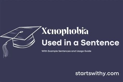 Xenophobia In A Sentence Examples 21 Ways To Use Xenophobia