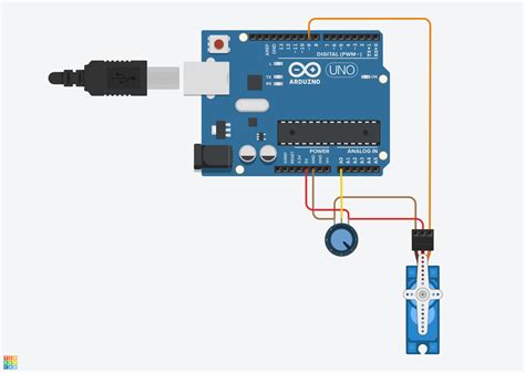 🎛️🤖controlar El Servo Sg90 Con Un Potenciómetro Tricky Circuit