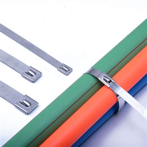 China Stainless Steel Barb Nylon Cable Ties Ball Lock Type Stainless