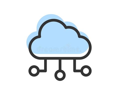 Cloud Storage And Data Transfer Vector Icon Computing Service And Network Related Line Icons