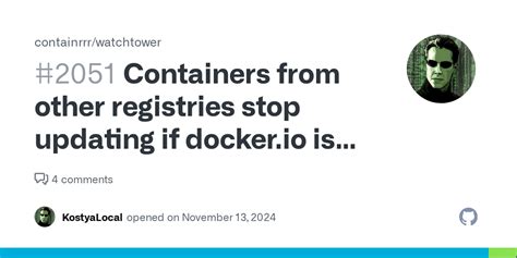 containers from other registries stop updating if is