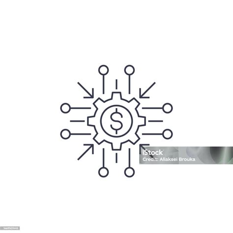 Cost Optimization Efficiency Icon Line Style Vector Stock Illustration Download Image Now Istock