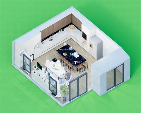 Create Isometric Room Interior Design For Residential Commercial Office By Erikjumanda Fiverr